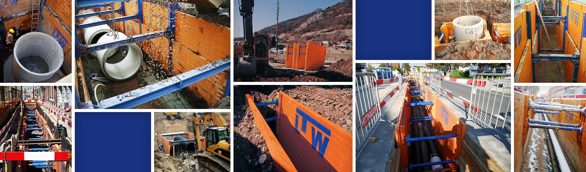 LTW-Verbau | Trench Shoring, Kanalverbau | LTW Verbau